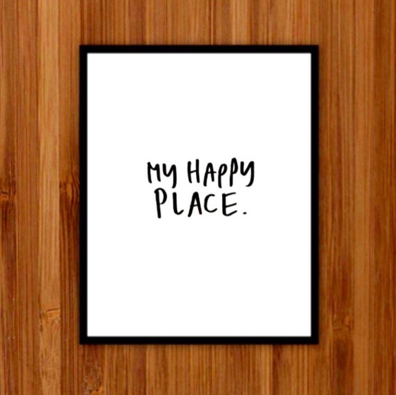 This is My Happy Place Instant Download, Printable Art, Wall Decor ...