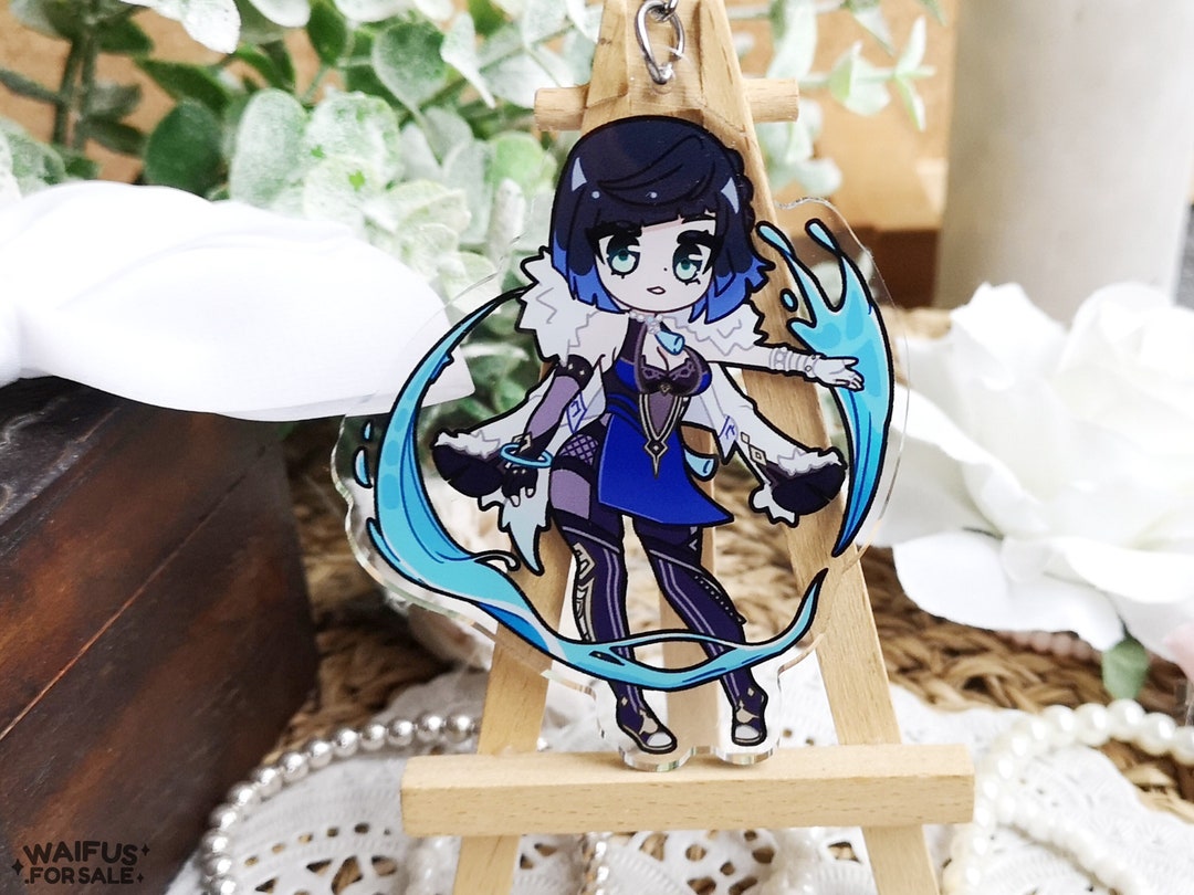 Yelan Genshin Impact Keychain - Etsy