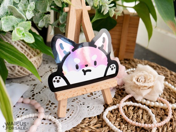 Bumper Stickers Holographic Red Fox Sticker Angy Animal Stickers ...