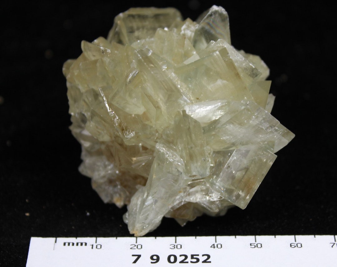 275g 62mm Clear Transparent Chisel Barite (baryte) Crystals Mineral ...