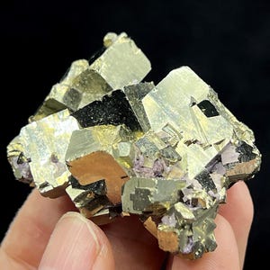 39mm 78g Shiny Pyrite Cluster From Shangbao Hunan China, Natural ...