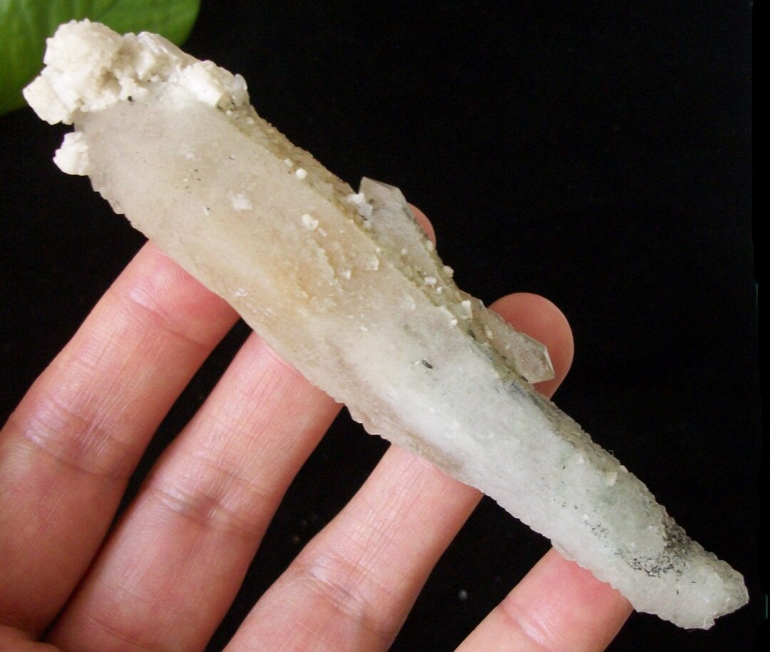 AAA 110mm Unusual Dolomite on FLOATER Double Terminated Skeletal Quartz ...