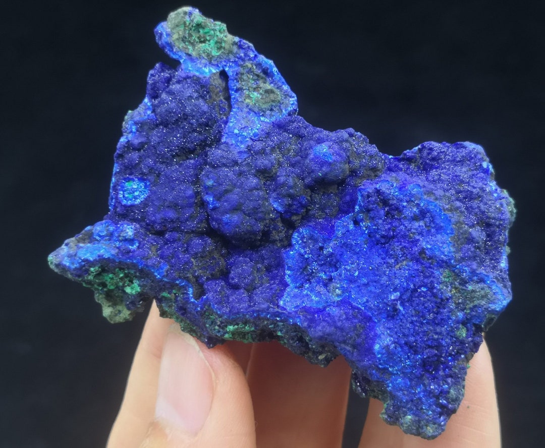 53mm 43g BOTH SIDES BEAUTIFUL Blue Azurite With Green Malachite ...