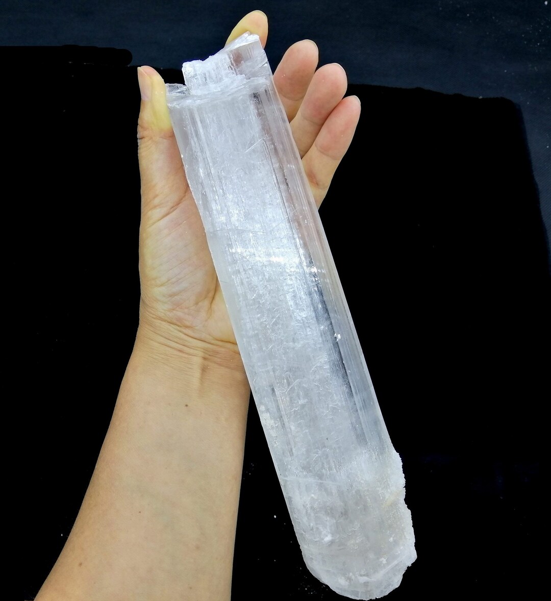 508g 245mm ARM-LIKE NATURAL Clear Transparent Selenite - Etsy Norway