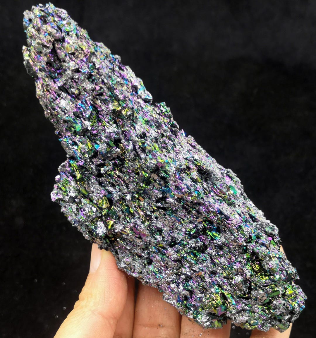 140mm 215g RAINBOW the Most IRIDESCENT Silicon Carbide, Rainbow ...