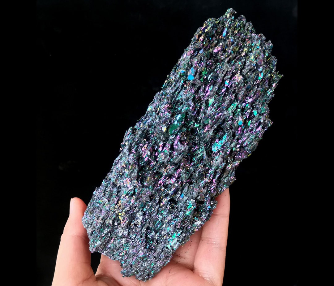 145mm 230g RAINBOW the Most IRIDESCENT Silicon Carbide, Rainbow ...