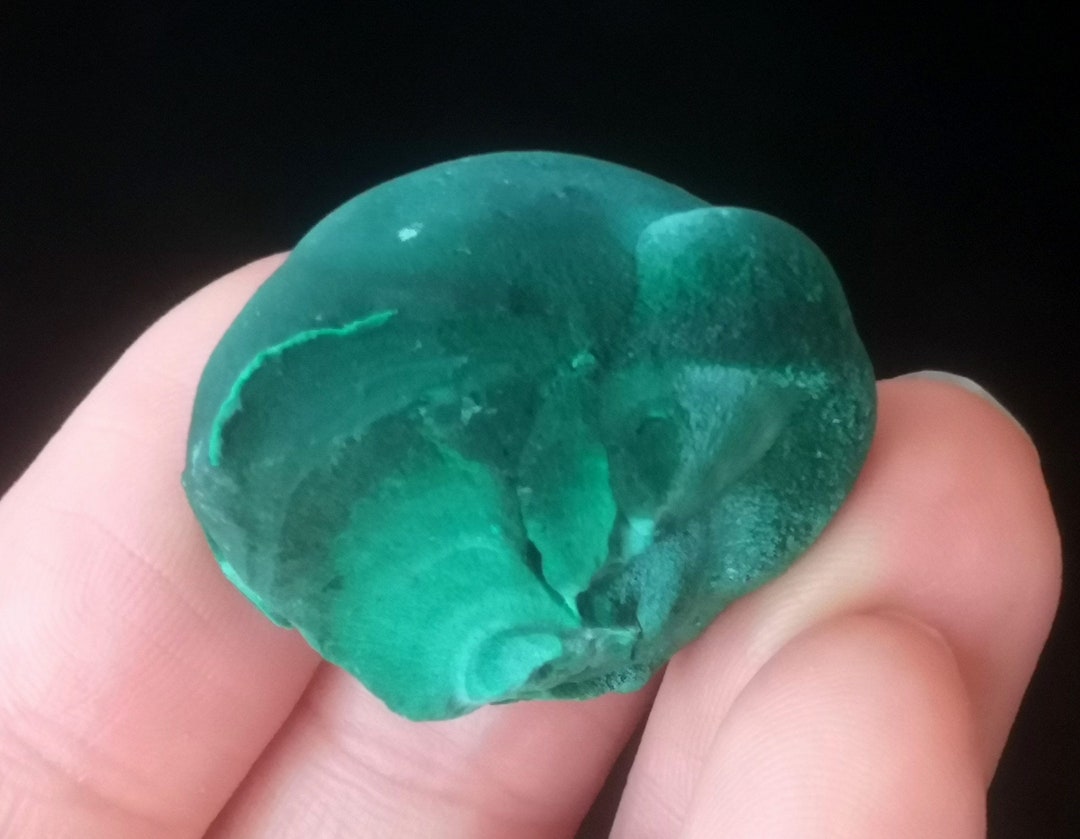 20g 27mm CUTE BEAUTIFUL SHAPE Botryoidal Green Malachite, Natural ...
