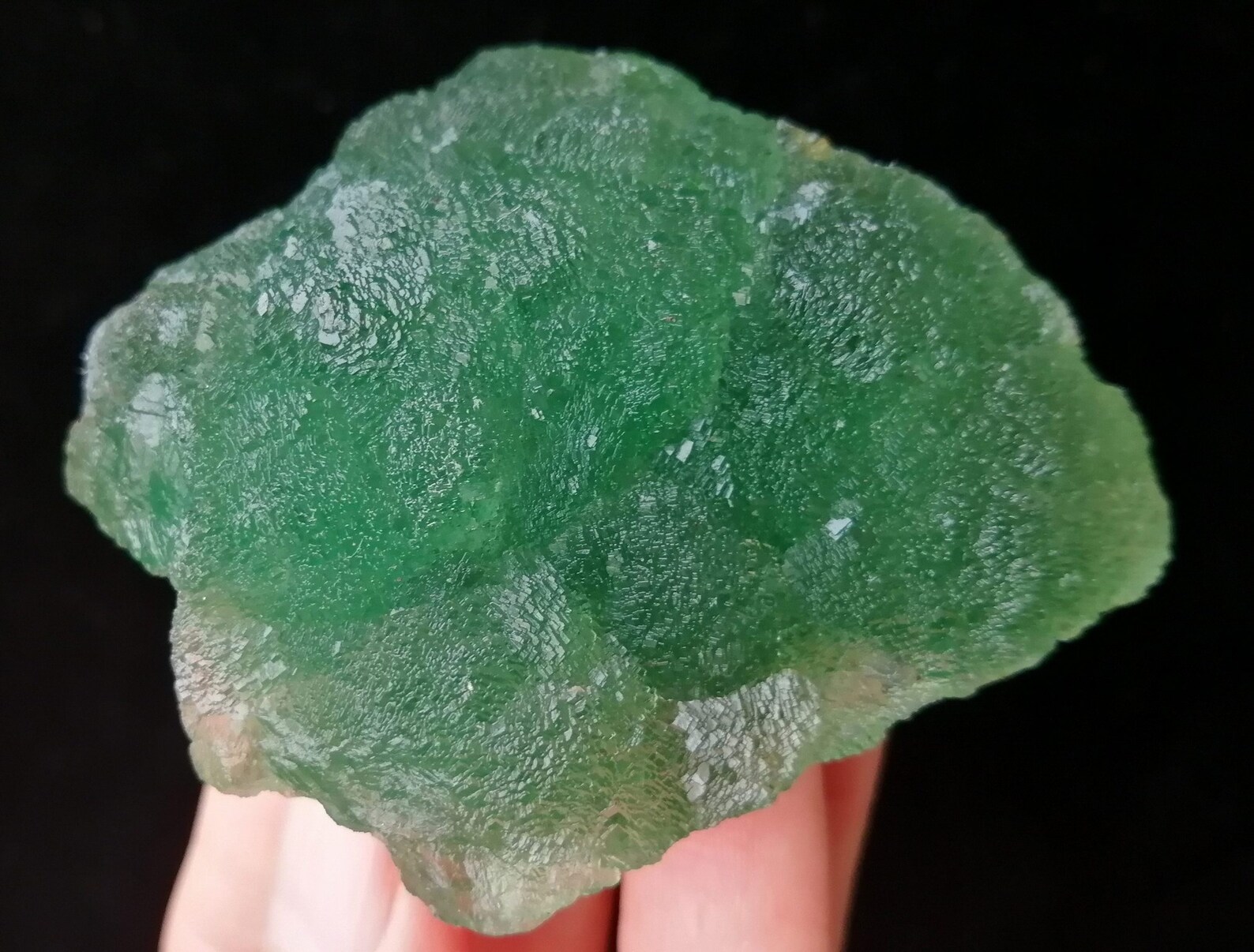 106g 65mm SPARKLING Damage Free Translucent Botryoidal Jade - Etsy