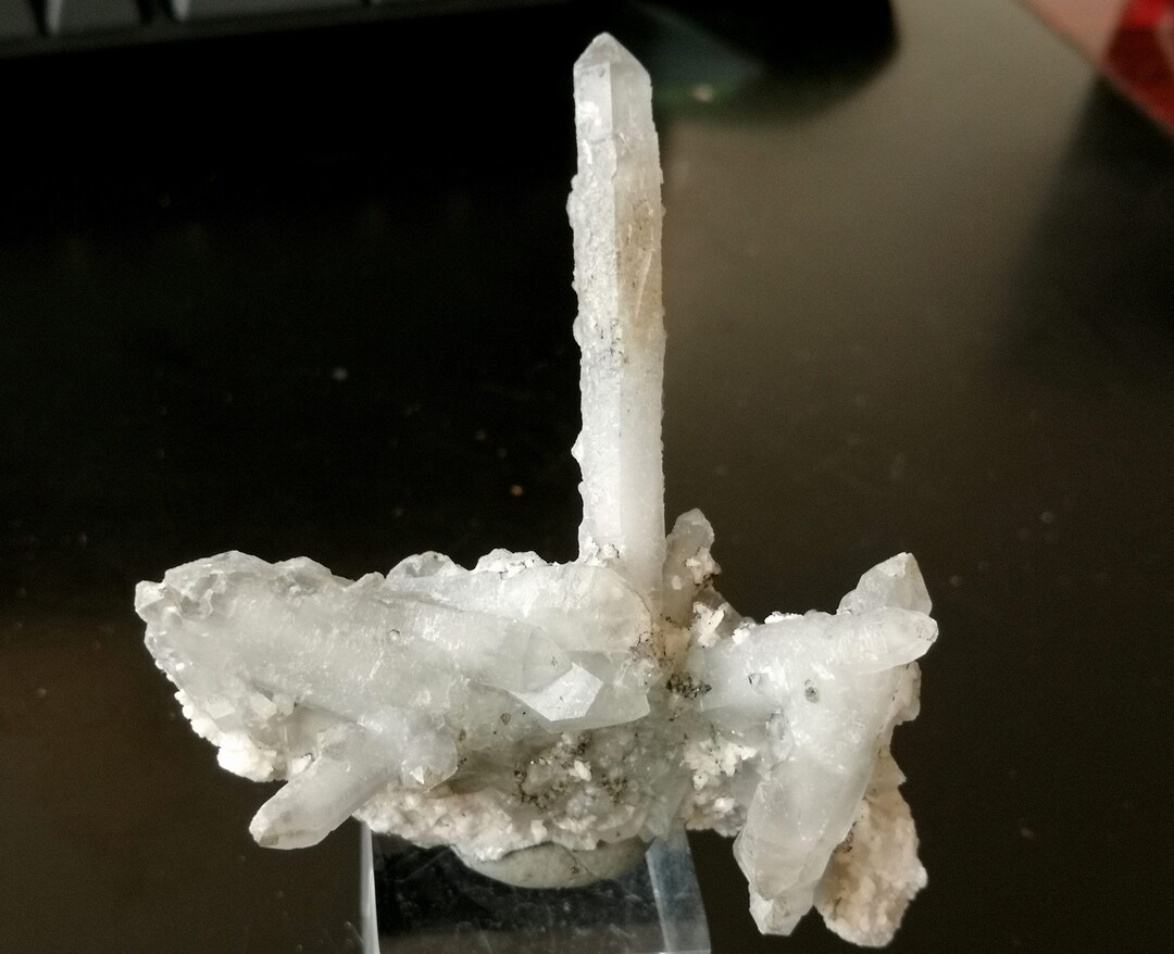 82mm Unusual Double Terminated Skeletal Quartz & Dolomite Mineral ...