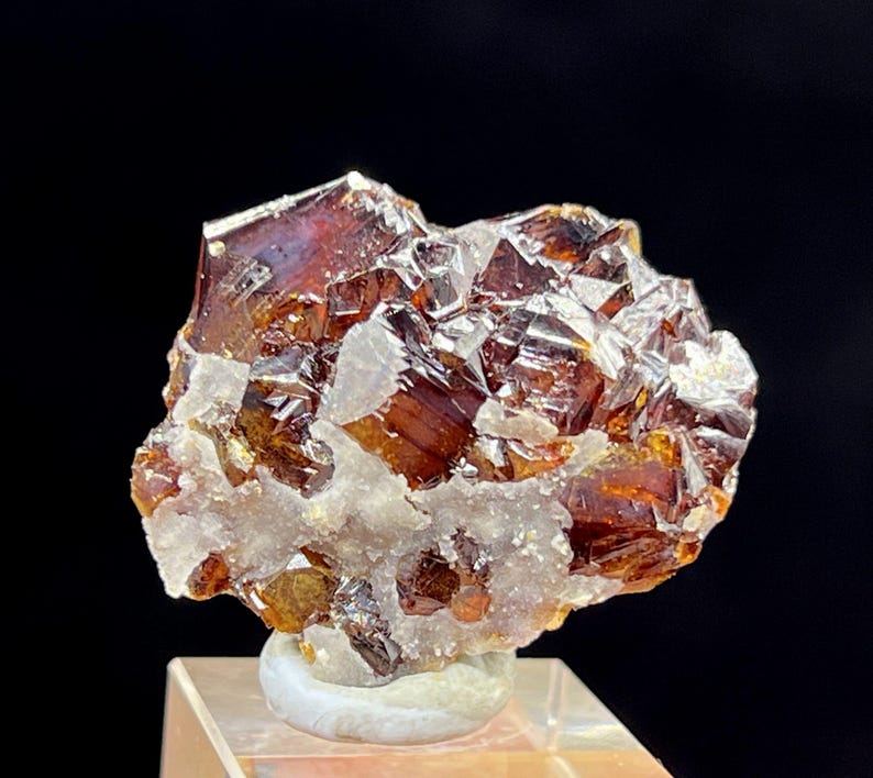 GEMMY Sphalérite avec revêtement de quartz, 27 mm 10 g, CM2352210 ...