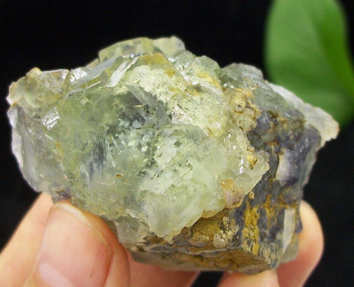 127g NEW find EXTREME clear Transparent Glassy Green Fluorite | Etsy