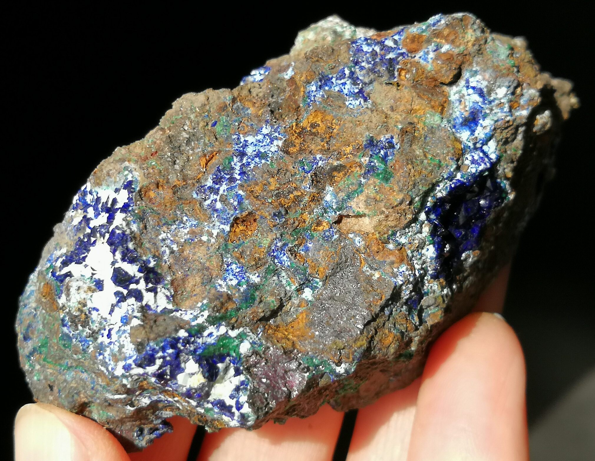 94g 72mm Sparkling Blue Azurite Crystals & Light Blue - Etsy