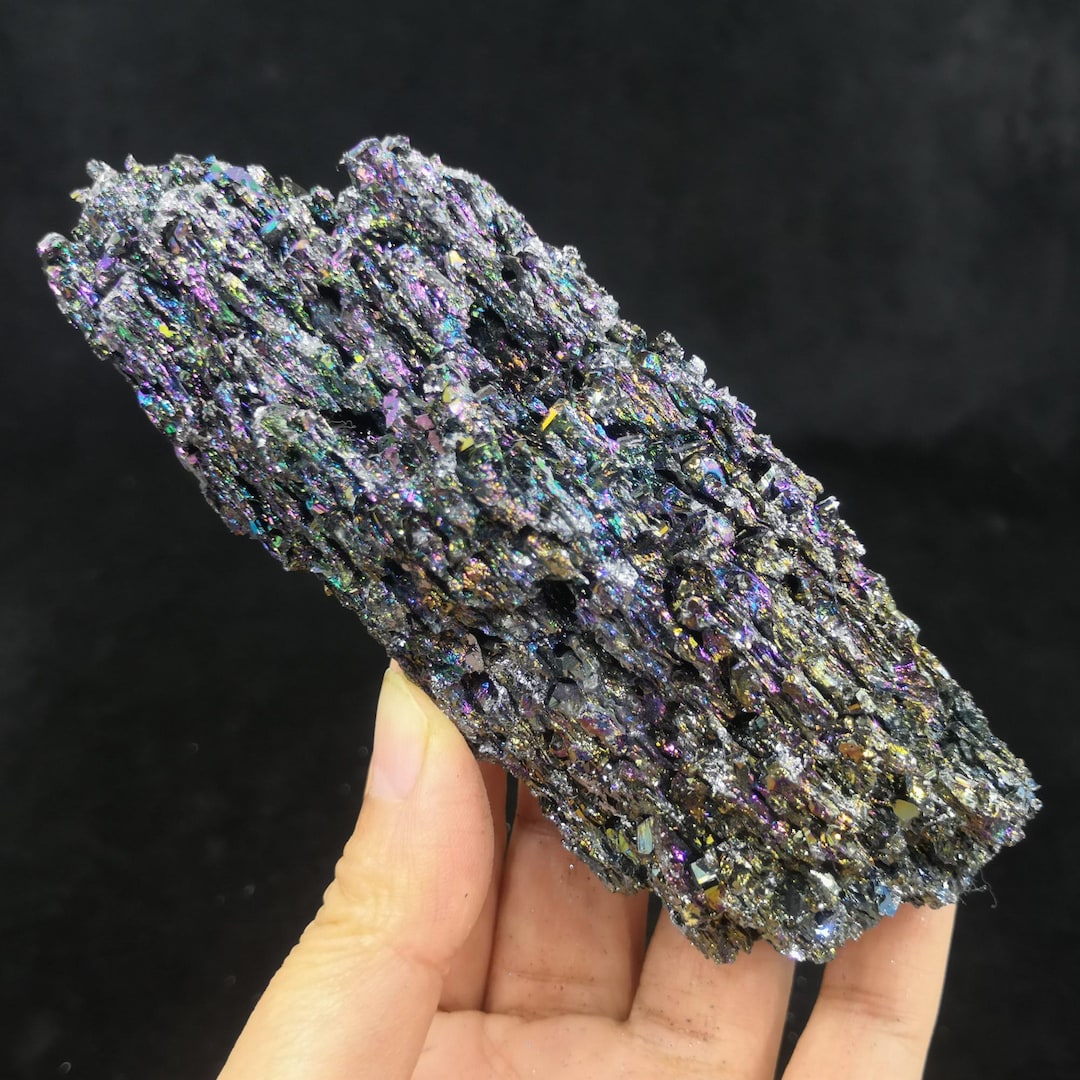 127mm 144g RAINBOW the Most IRIDESCENT Silicon Carbide, Rainbow ...