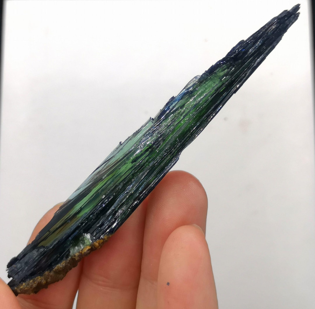 92mm Great Color GEMMY GREEN/BLUE Vivianite From Brazil you'll Receive ...