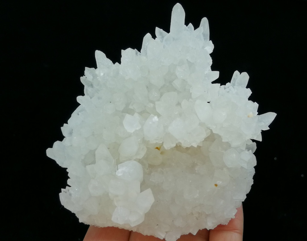 90mm 174g Both TOP & BOTTOM Surface NATURAL Beautiful Calcite Plate ...