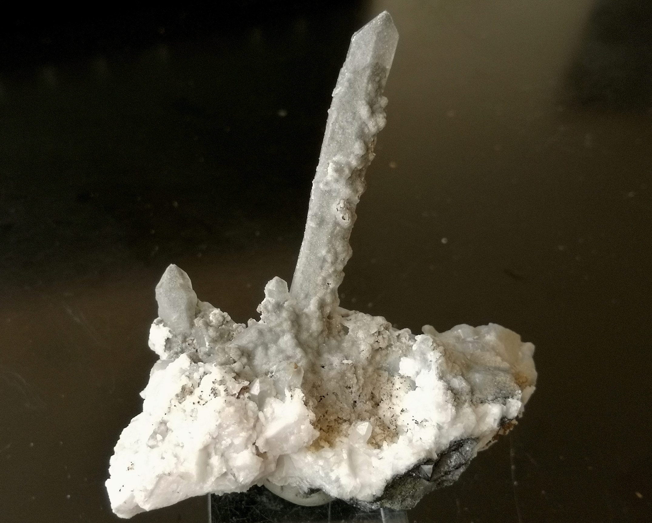 82mm Unusual Double Terminated Skeletal Quartz & Dolomite Mineral ...
