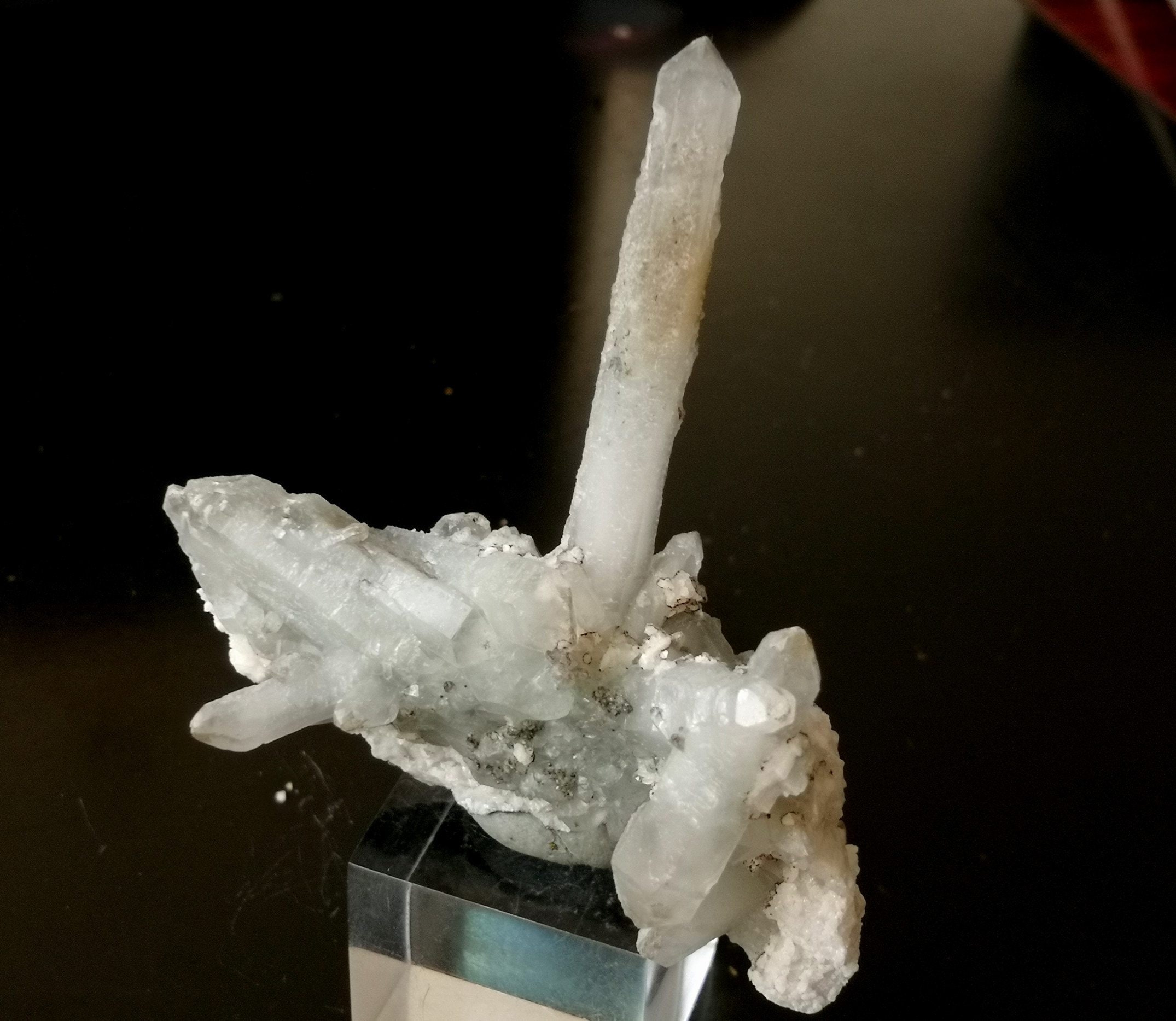 82mm Unusual Double Terminated Skeletal Quartz & Dolomite Mineral ...