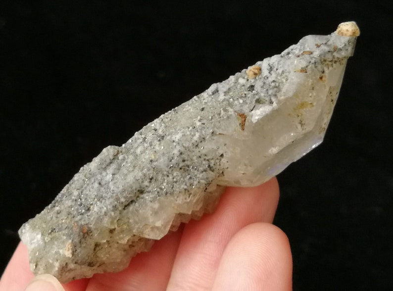 UNUSUAL Terminated Skeletal Quartz With White Dolomite From Inner ...