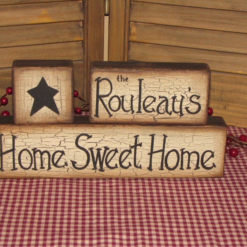 Primitive Sign Block - Etsy