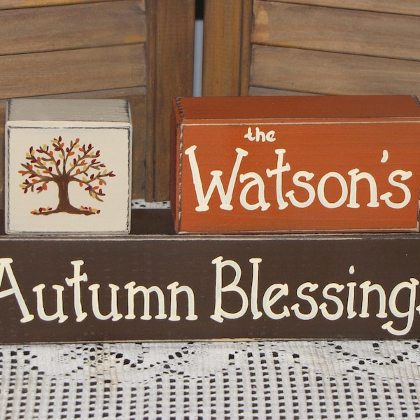 Wooden Fall Blocks - Etsy