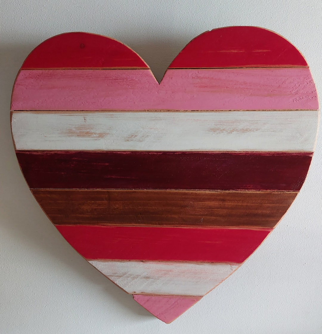 Primitive Wooden Heart Rustic Farmhouse Valentine Decor - Etsy