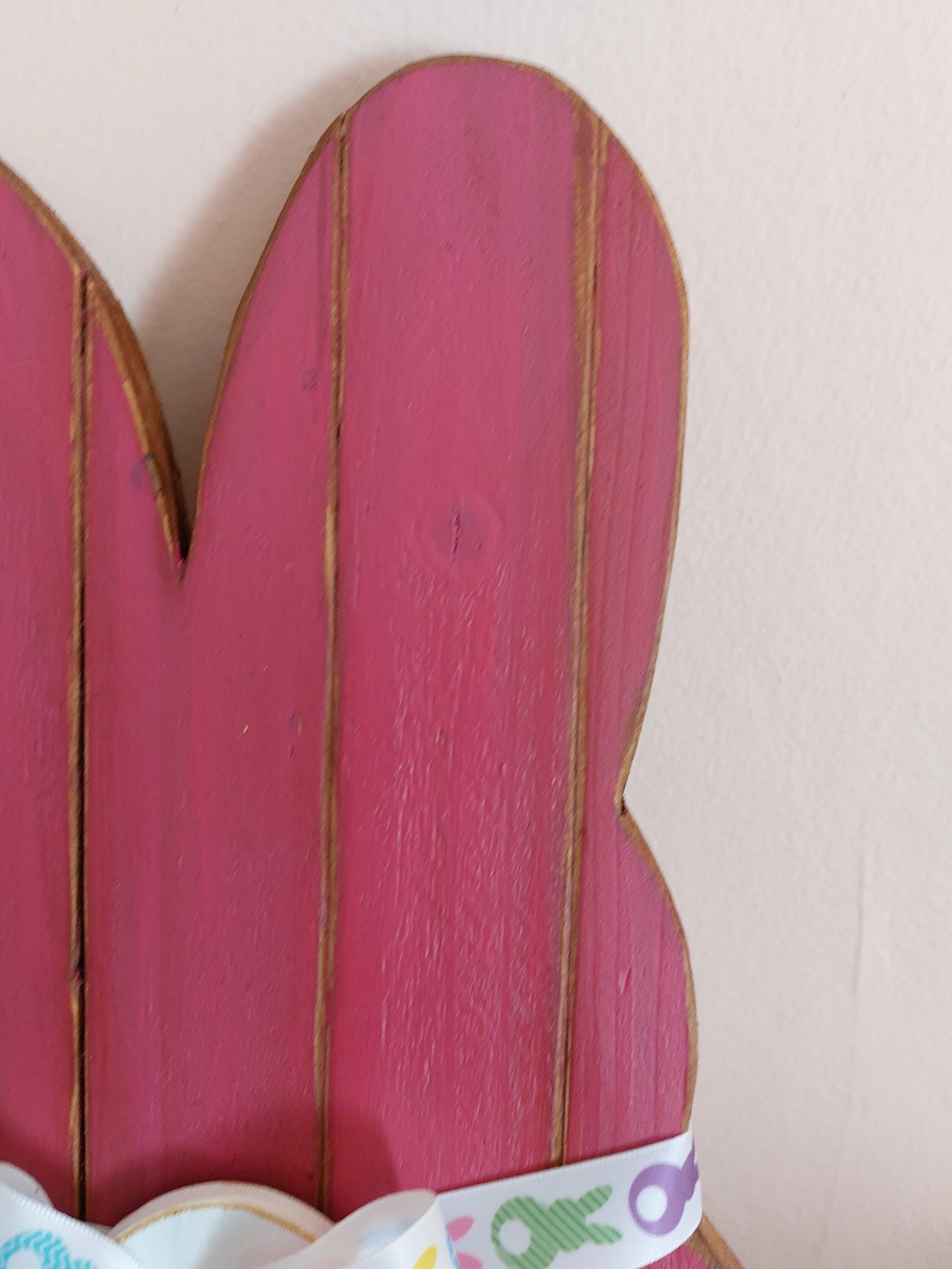 Primitive Wood Easter Bunny Sign Rustic Holiday Decor Prim | Etsy