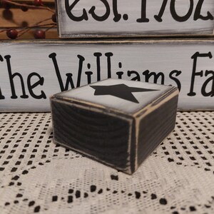 Farmhouse Personalized Wooden Stacking Block Set Rustic Family Name ...