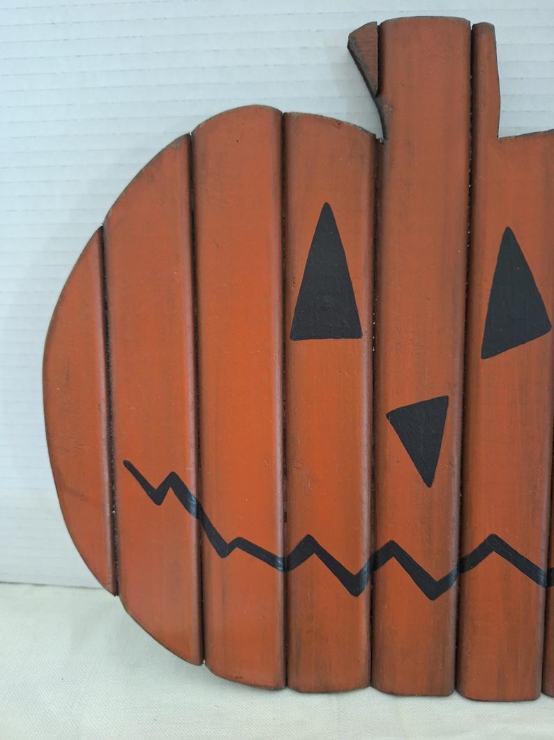 Rustic Wood Jack-o-lantern and Ghost Set: Halloween Mantel Decor - Etsy