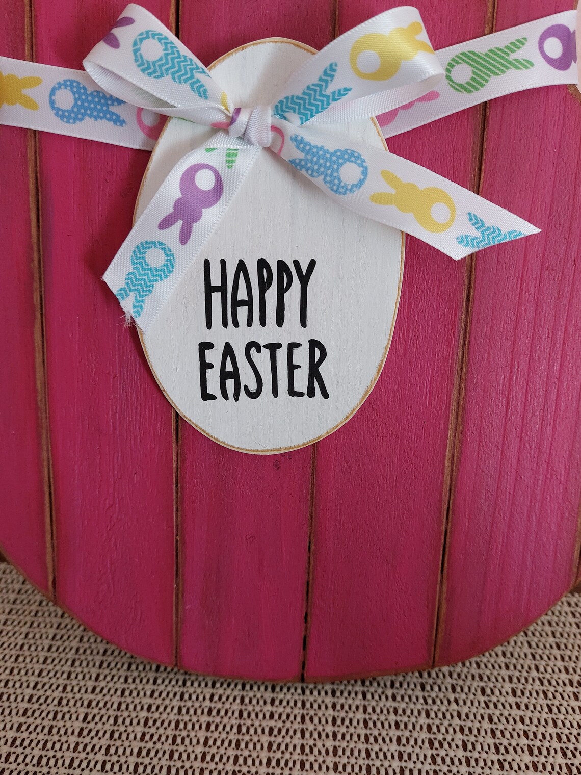 Primitive Wood Easter Bunny Sign Rustic Holiday Decor Prim | Etsy