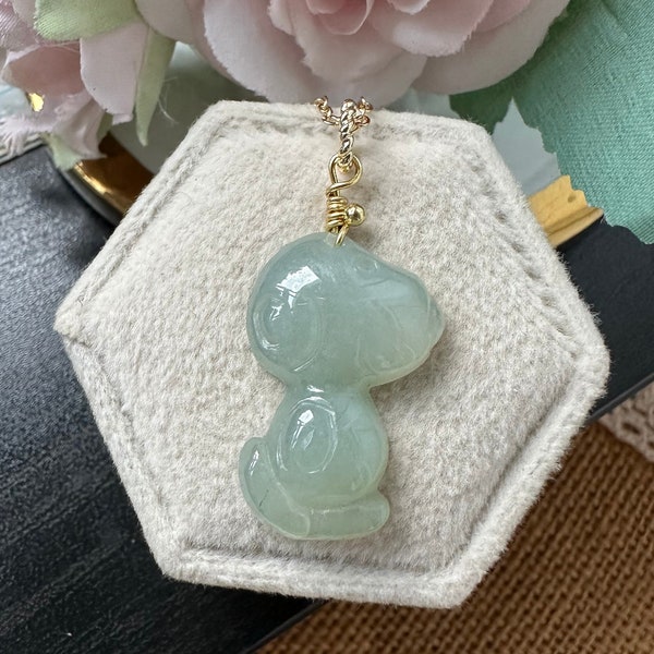 Gold Snoopy Pendant - Etsy