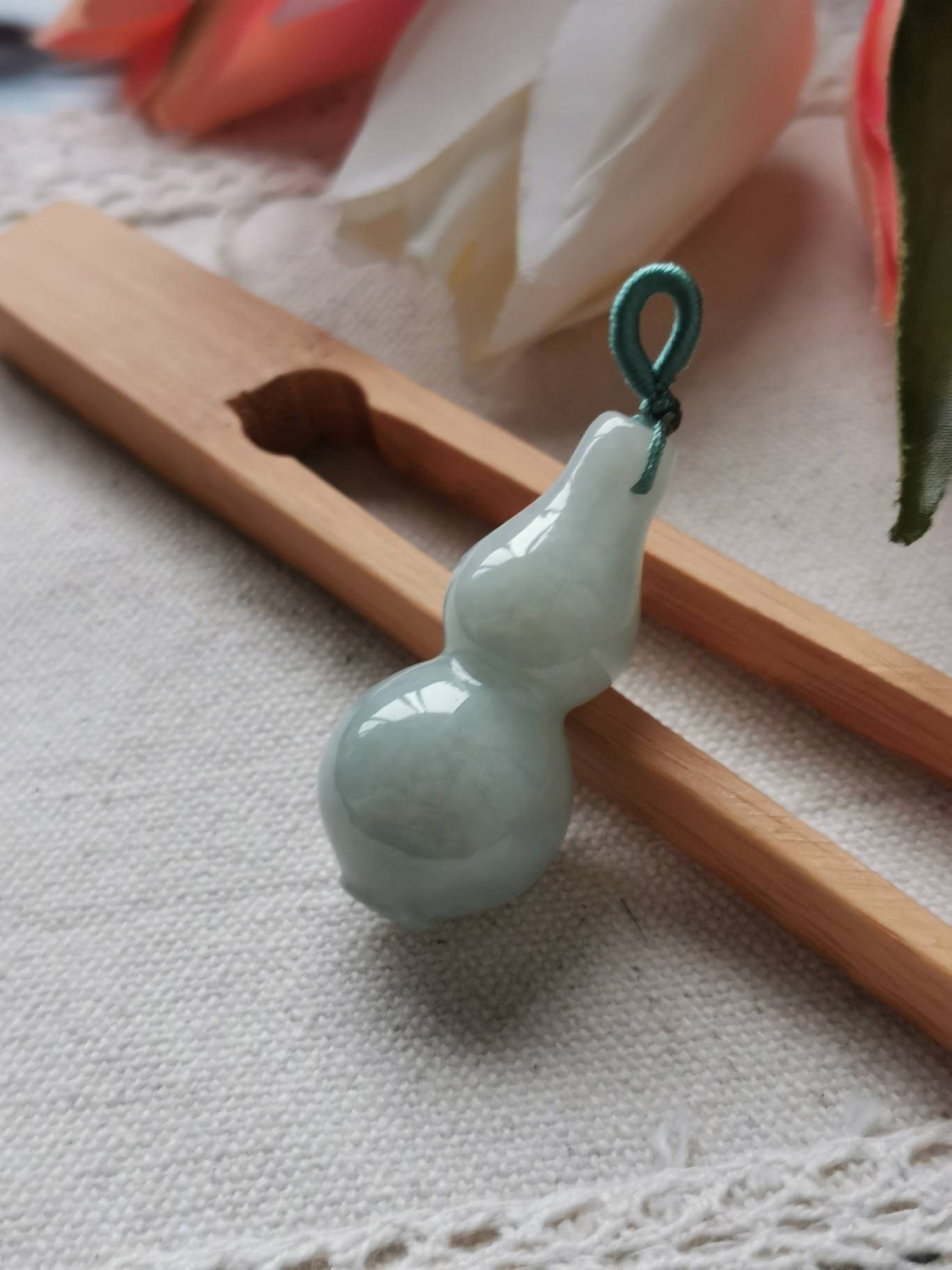 Faint Light Green With Green Spot Type A Grade A Natural Jadeite Jade ...