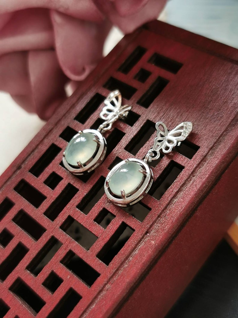 Icy Translucent Type A Grade A Natural Jadeite Jade 925 - Etsy