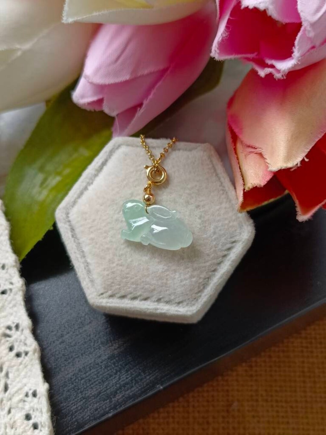 Icy Translucent Light Green and White Type A Grade A Natural Jadeite ...