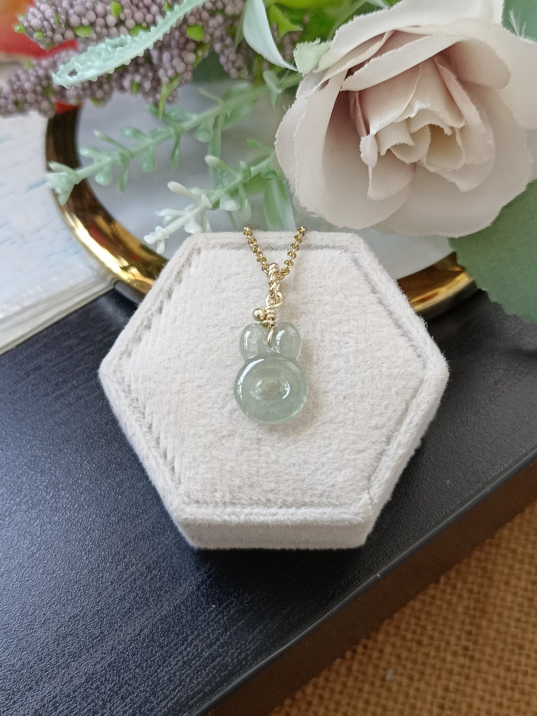 Icy Glow Light Green Type A Grade A Natural Jadeite Jade Fei Cui Mini ...