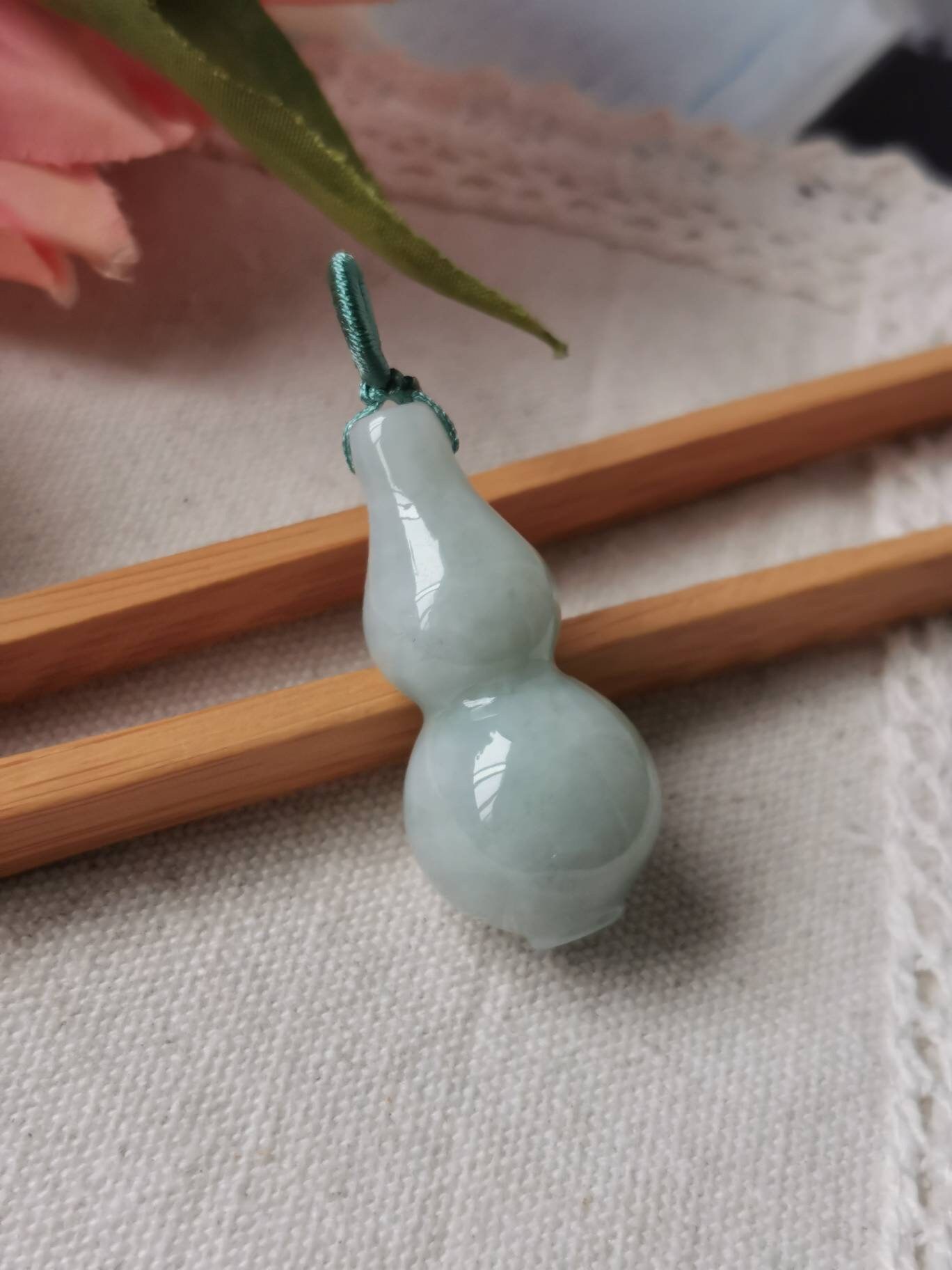 Faint Light Green With Green Spot Type A Grade A Natural Jadeite Jade ...