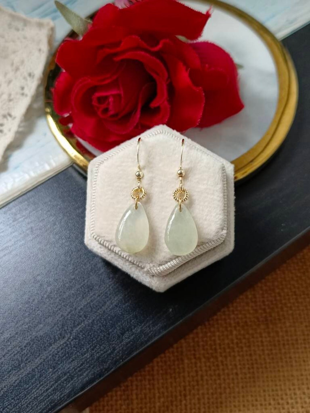 Icy Light Faint Green Type A Grade A Natural Jadeite Jade Fei Cui Water ...