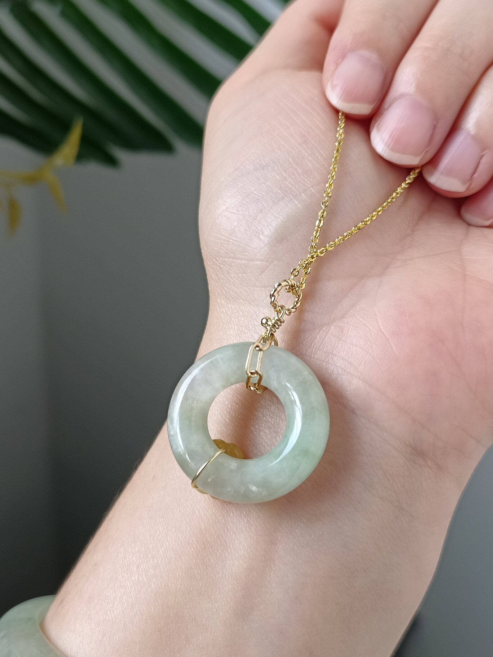 Icy Light Green and Yellow Type A Grade A Natural Jadeite Jade Fei Cui ...