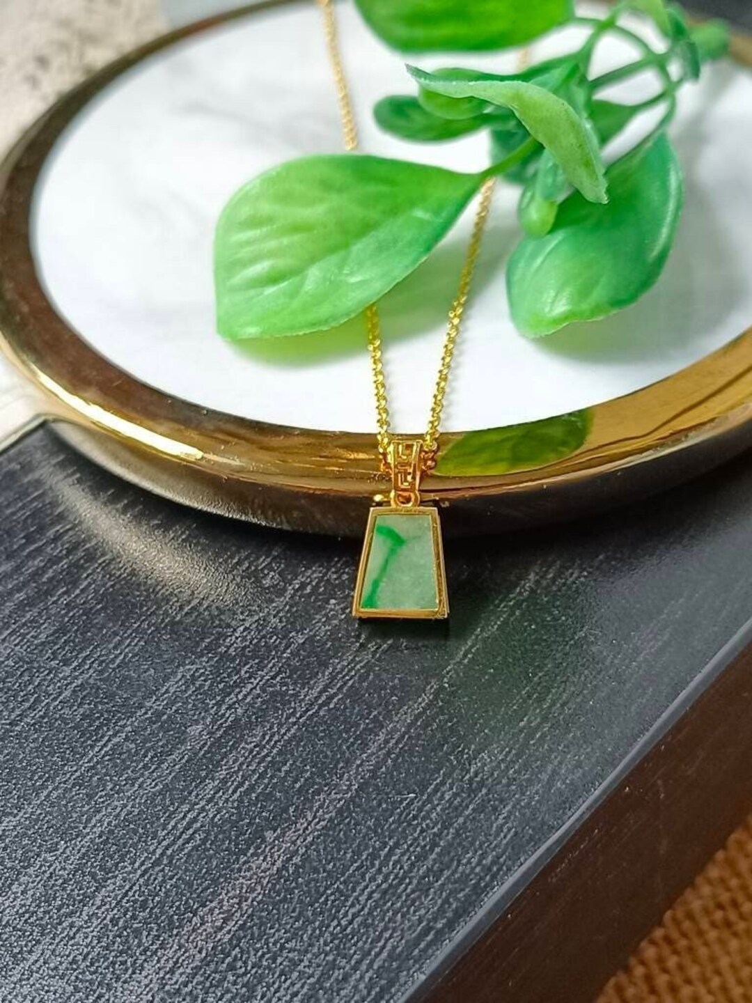 Icy Imperial Green Vein Type A Grade A Natural Jadeite Jade Fei Cui ...
