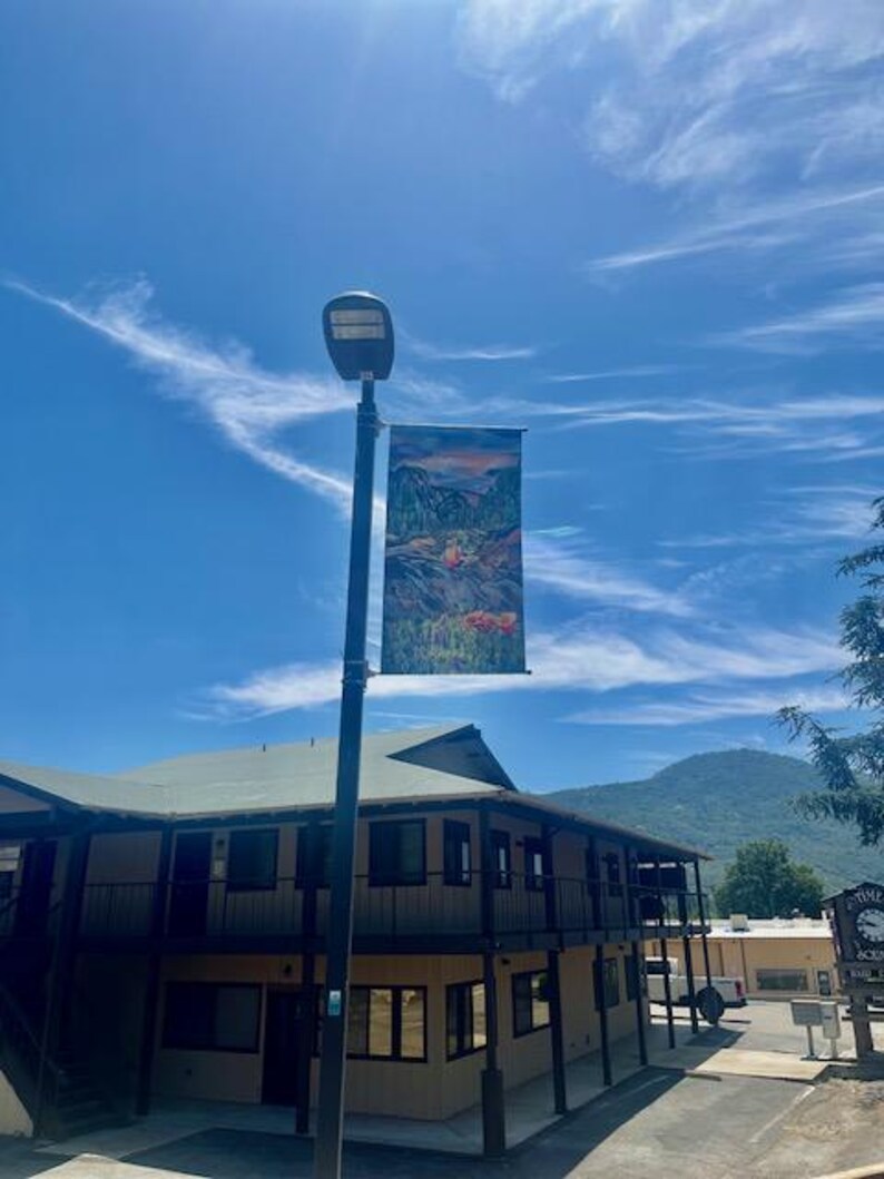 2024 Eastern Madera County Art Banner Project Print-yosemite Scene Art ...