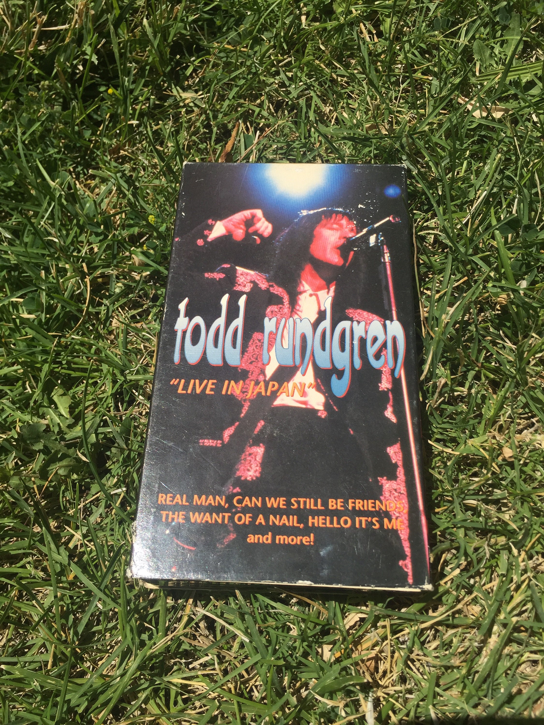 TODD RUNDGREN Live in JAPAN Vhs 1990 Rhino Home Video Music - Etsy