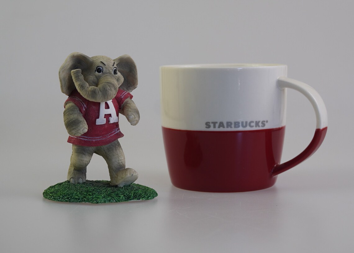 Alabama Crimson Tide Big Al Figurine BAMA Elephant Mascot Bama | Etsy