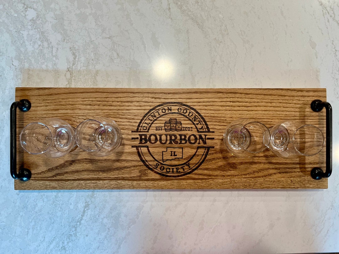 Personalized Whiskey Flight Personalized Bourbon Flight Gift for Man ...