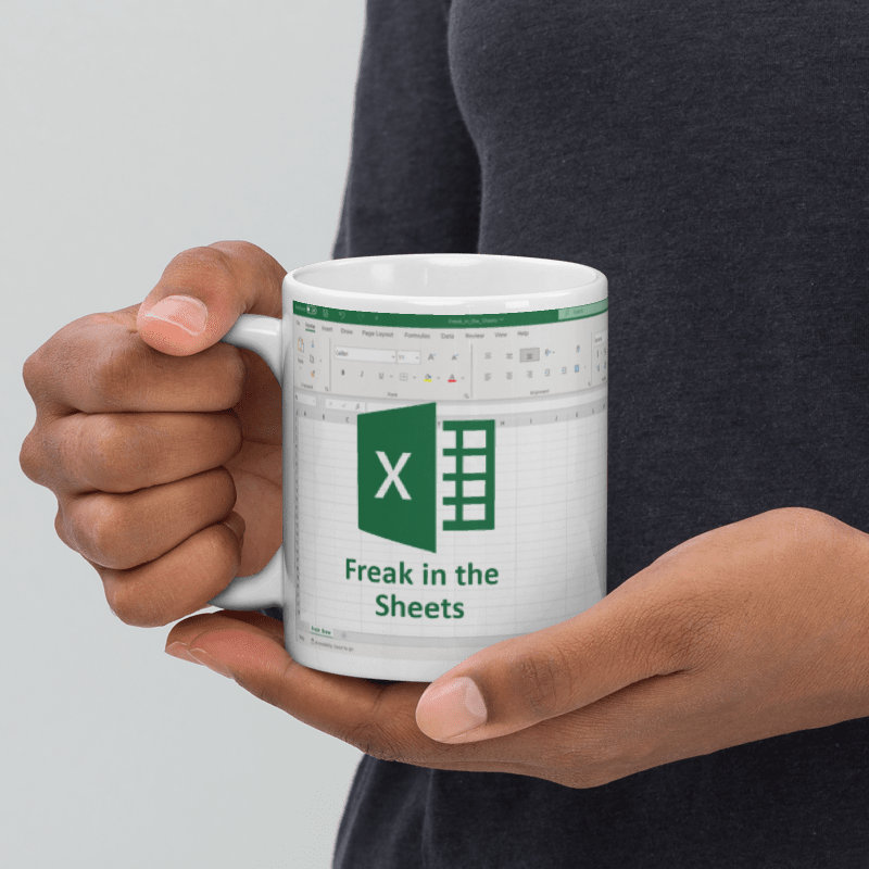 Excel Freak in the Sheets Mug - Etsy Australia