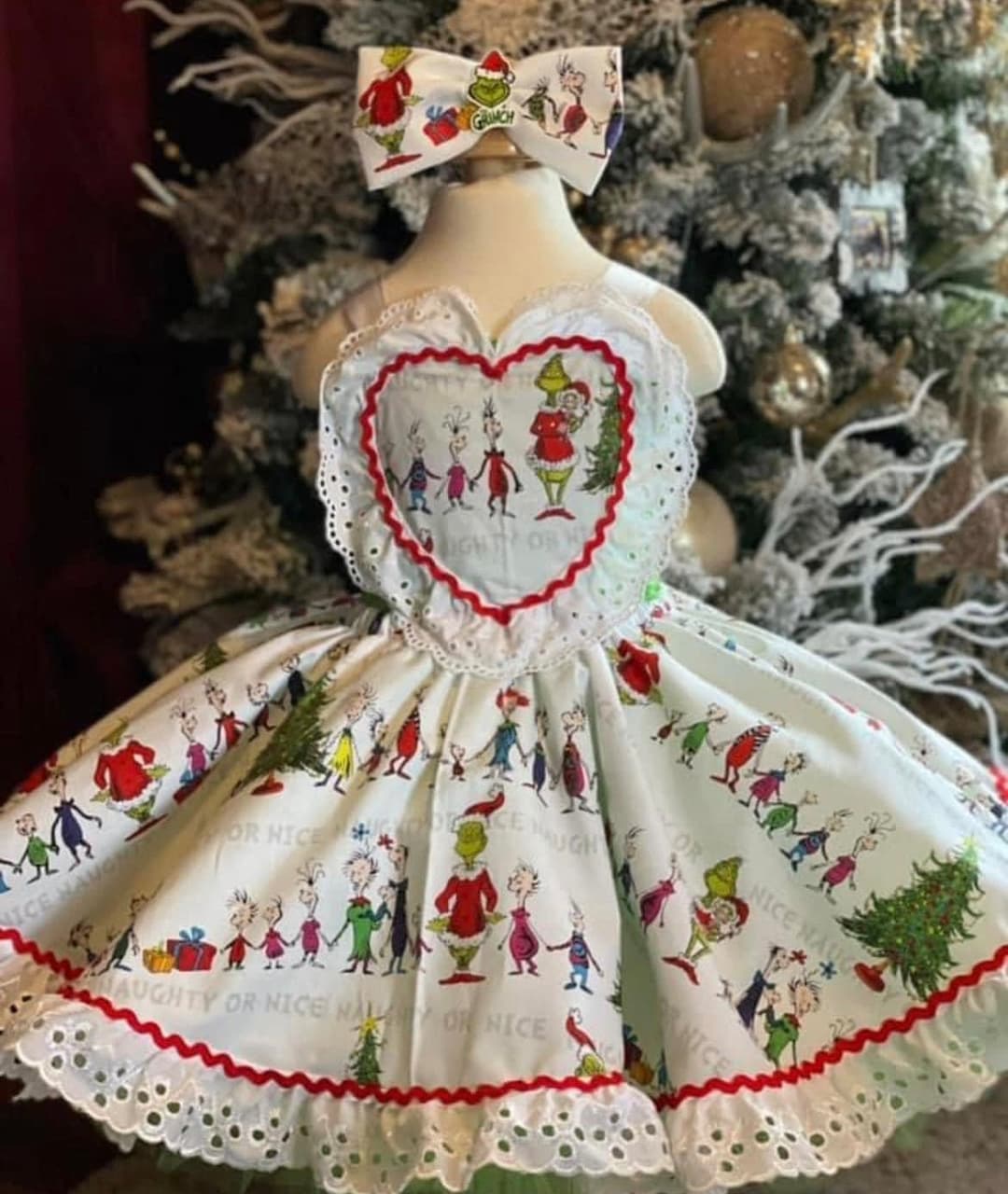 Grinch Circle Tutu Dress - Etsy