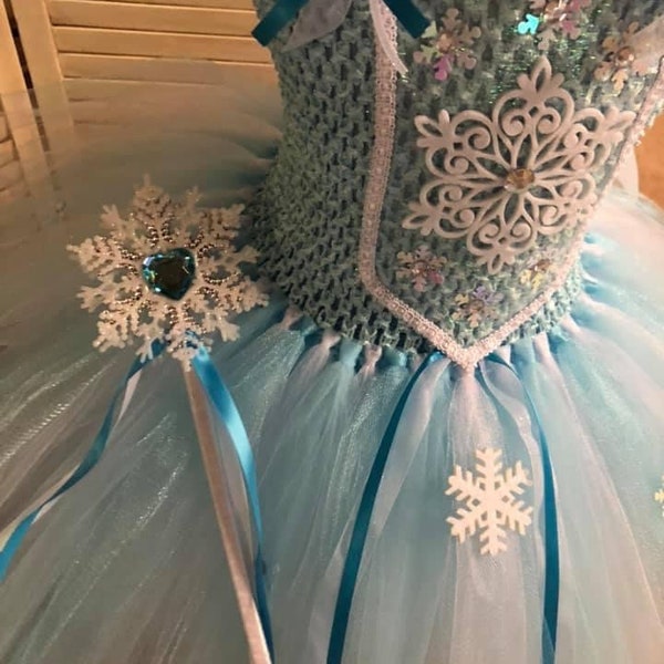 Elsa Tutu Dress - Etsy