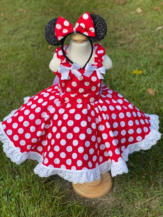 Red Minnie Mouse Tutu Dress