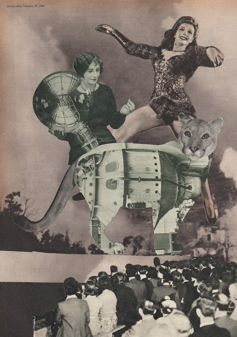 Collage, Paper Collage, Surrealism, Dada, Pop Art - Etsy