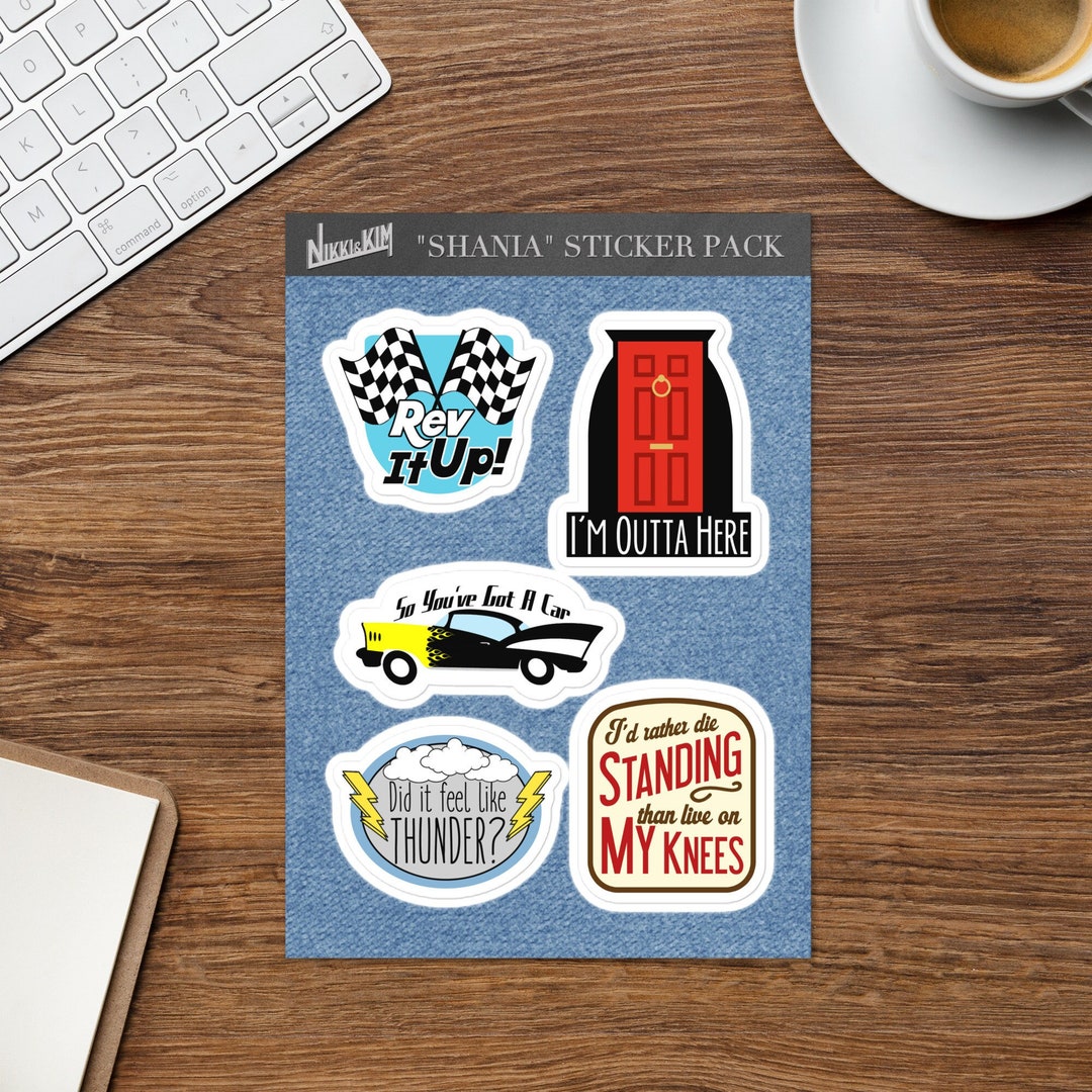 Shania Twain Sticker Set - Etsy