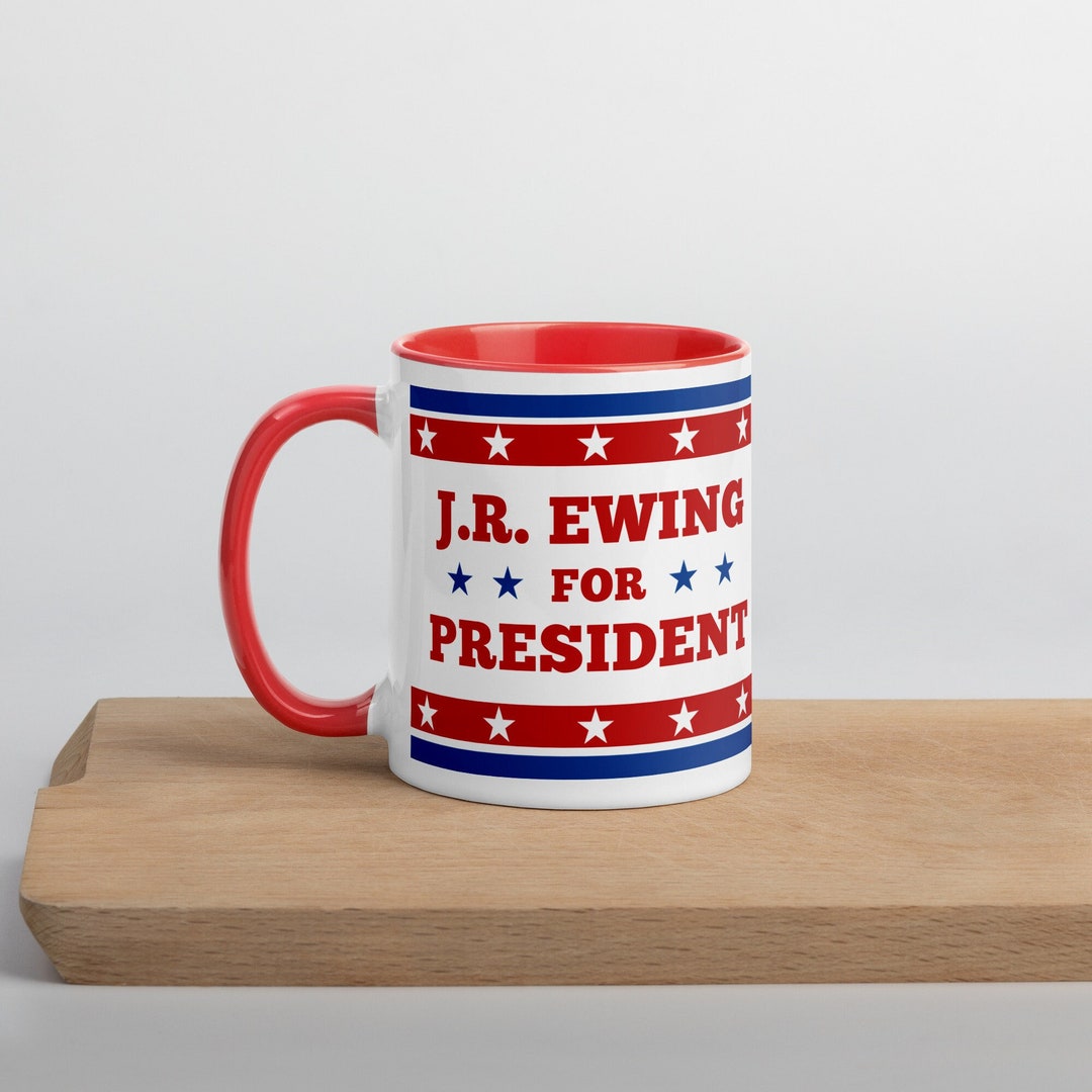 Dallas TV Show, J.R. Ewing for President Mug, Larry Hagman - Etsy