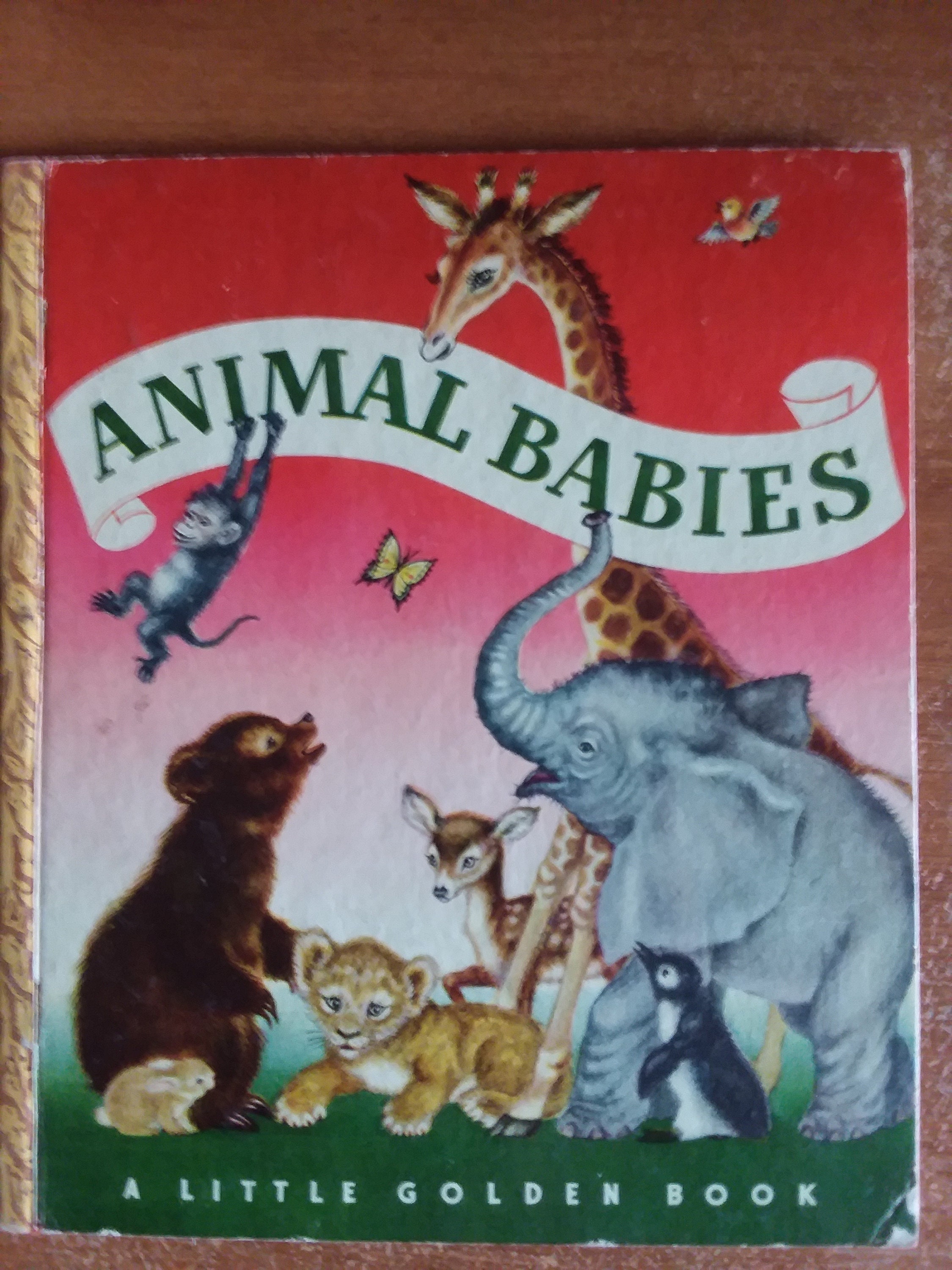 Little Golden Book Animal Babies First Edition (A) - Etsy